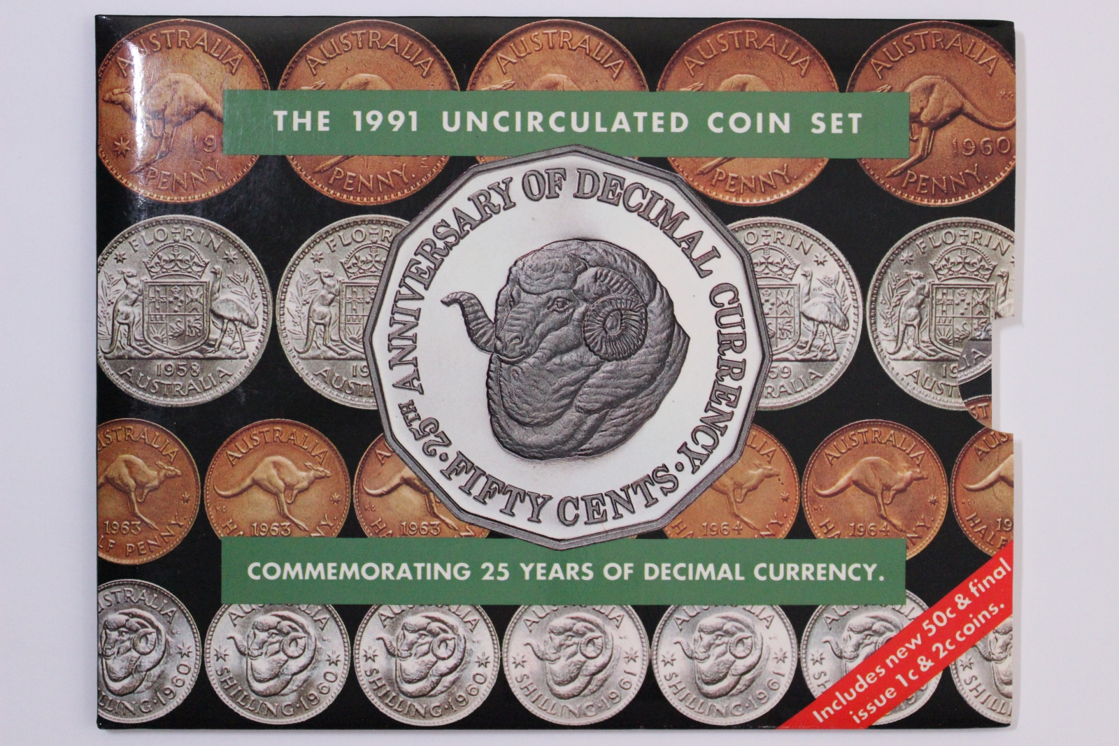 Australia 1991 Uncirculated 8-Coin Mint Set 25 Years Of Decimal ...