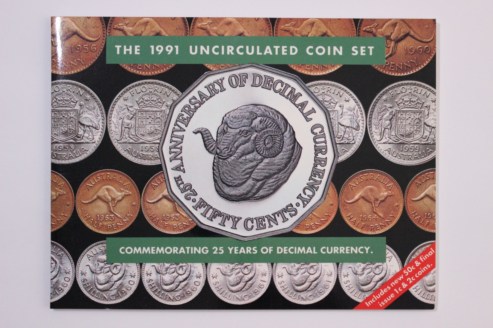 Australia 1991 Uncirculated 8-Coin Mint Set 25 Years Of Decimal ...