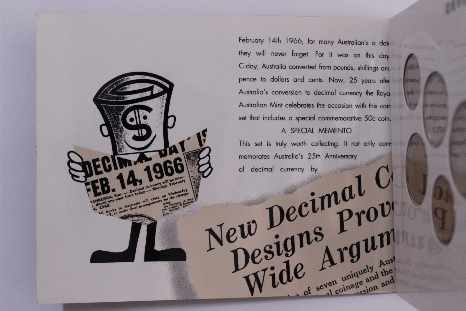 Australia 1991 Uncirculated 8-Coin Mint Set 25 Years Of Decimal ...