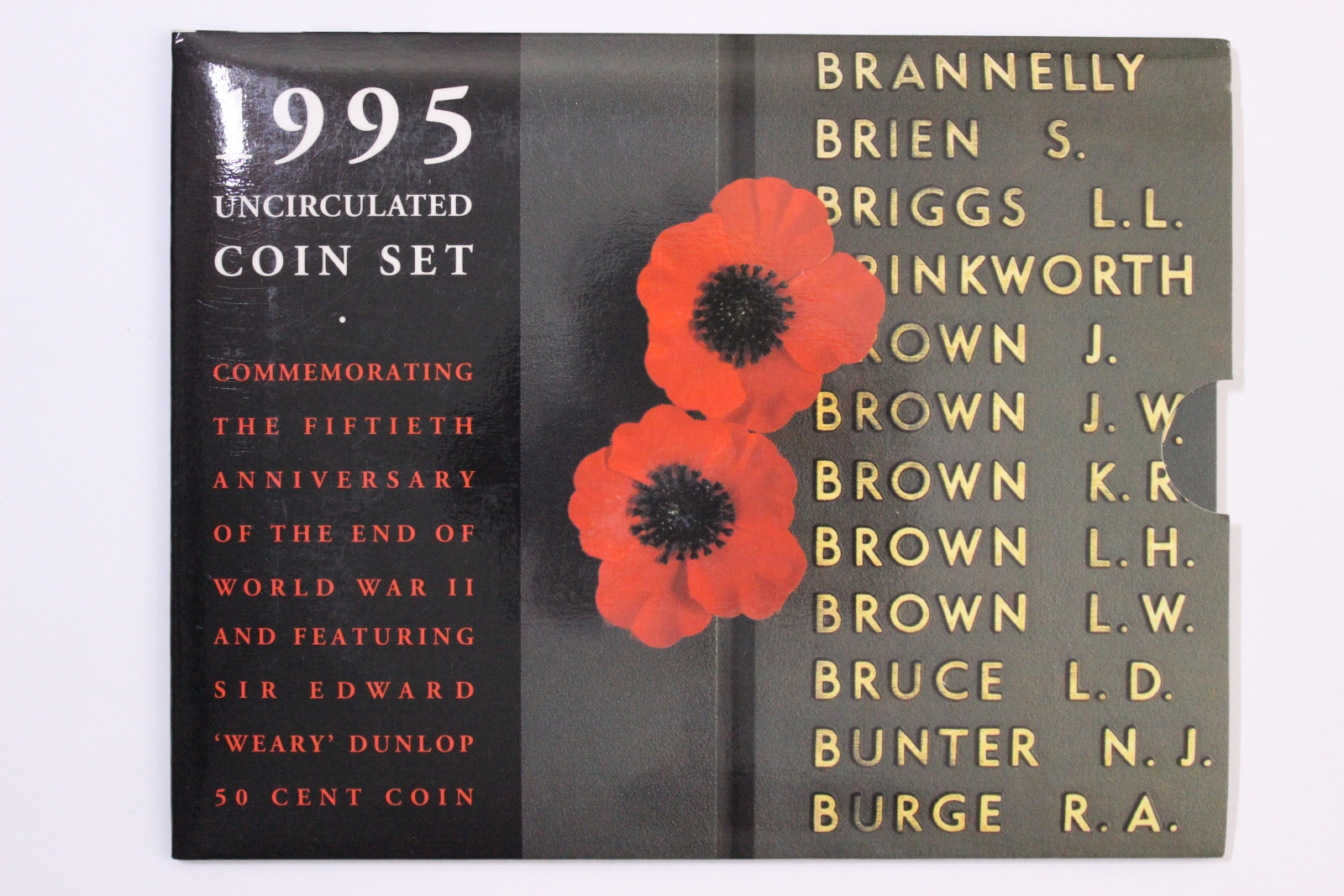 Australia 1995 Uncirculated 6-Coin Mint Set 50th Anniversary End of ...