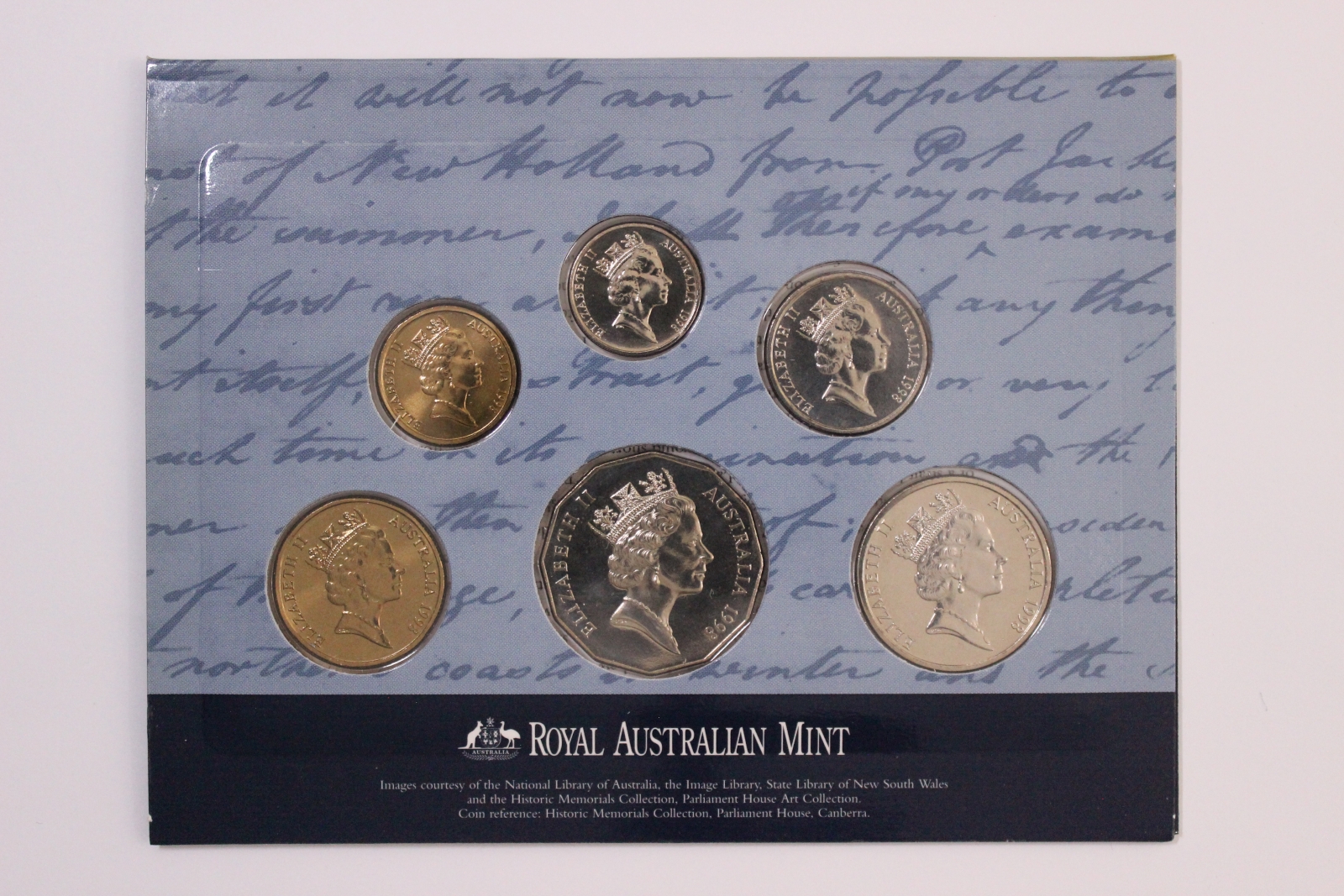 Australia 1998 Uncirculated 6-Coin Mint Set Bass & Flinders – RAM - Imperial Numismatics