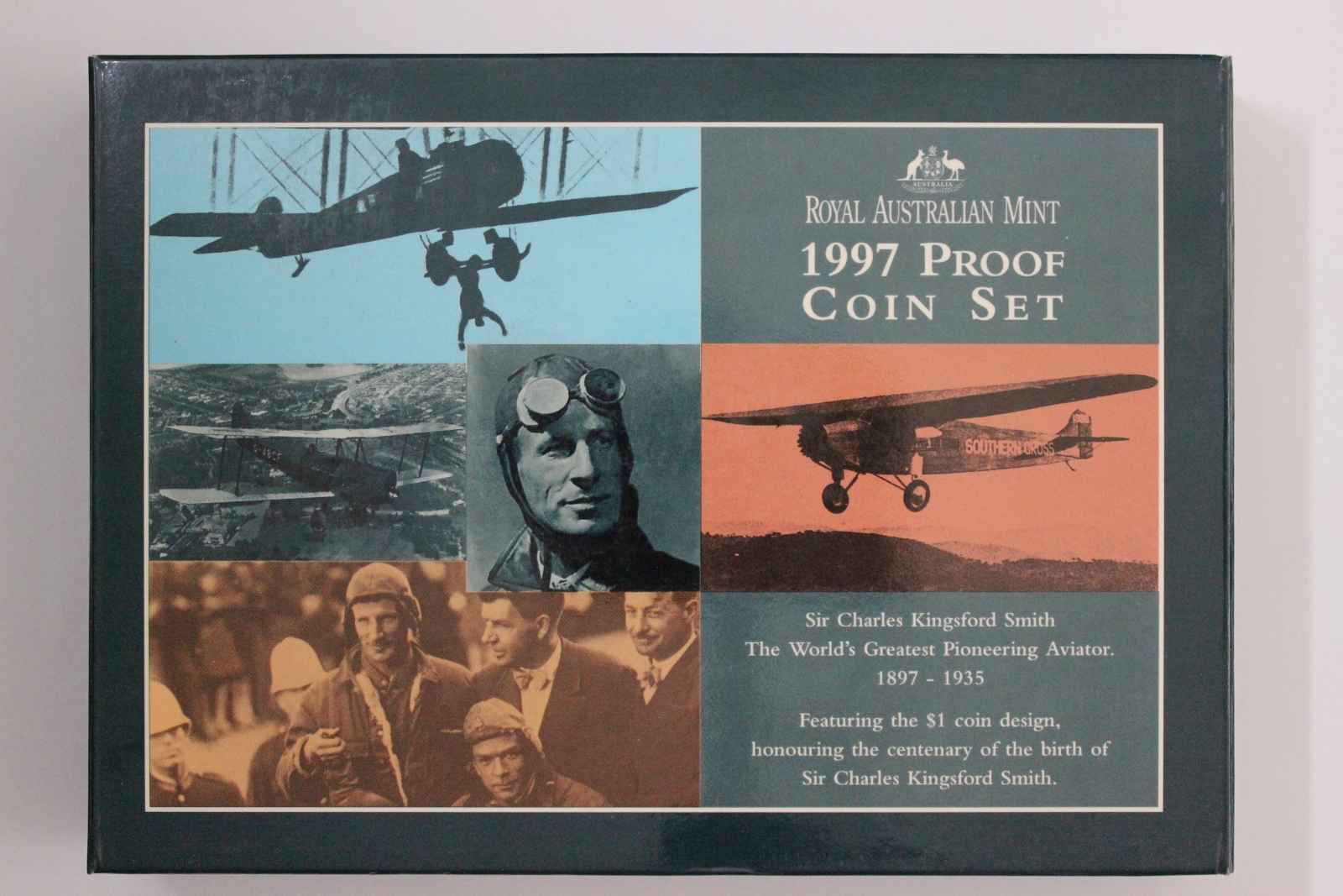 Australia 1997 6-Coin Proof Set Sir Charles Kingsford-Smith – RAM - Imperial Numismatics