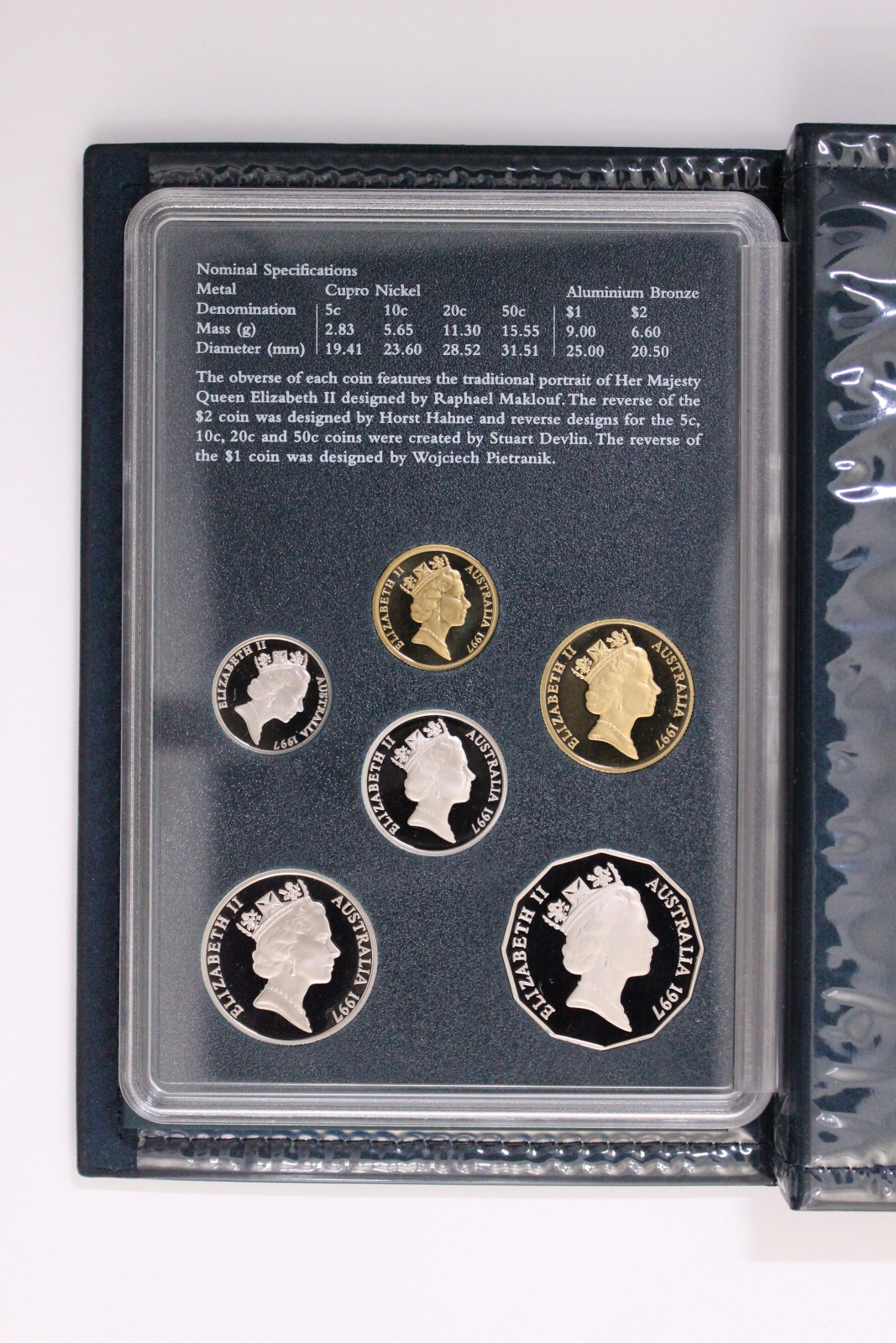 Australia 1997 6-Coin Proof Set Sir Charles Kingsford-Smith – RAM - Imperial Numismatics