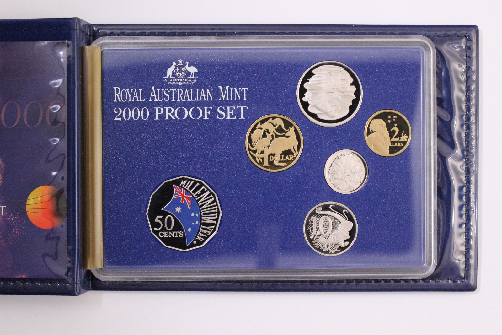 Australia 2000 6-Coin Proof Set Millenium Coloured 50C – Royal ...