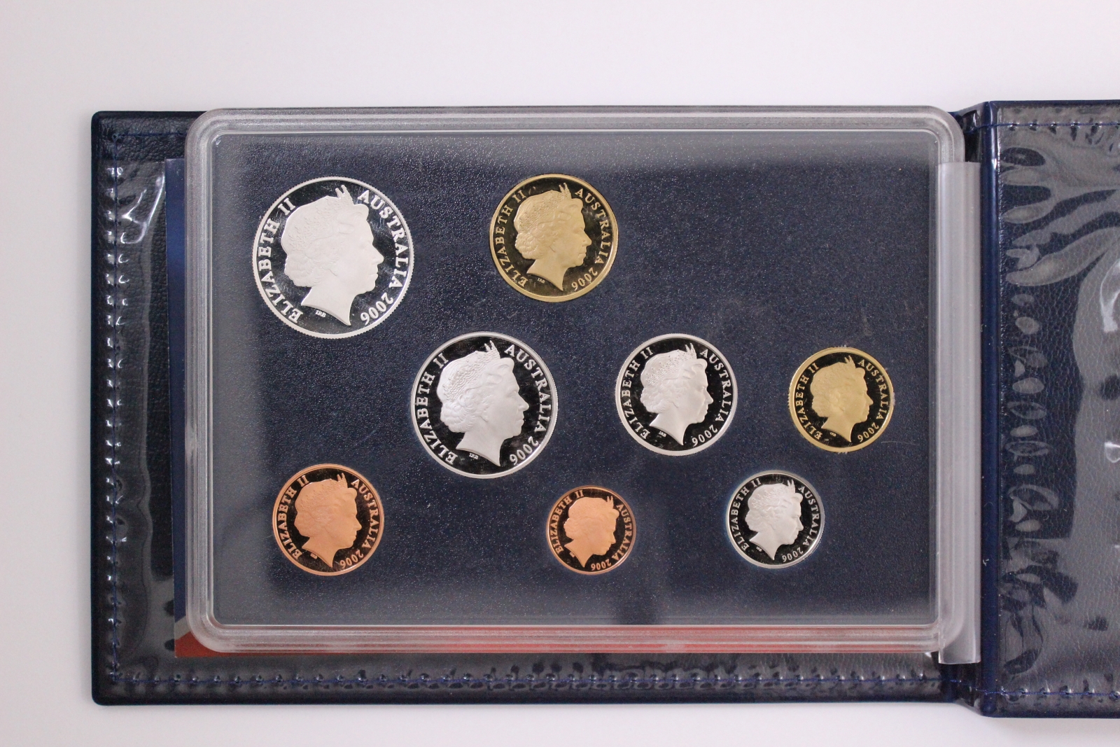 Australia 2006 8-Coin Proof Set 40 Years Decimal Currency Silver Round ...