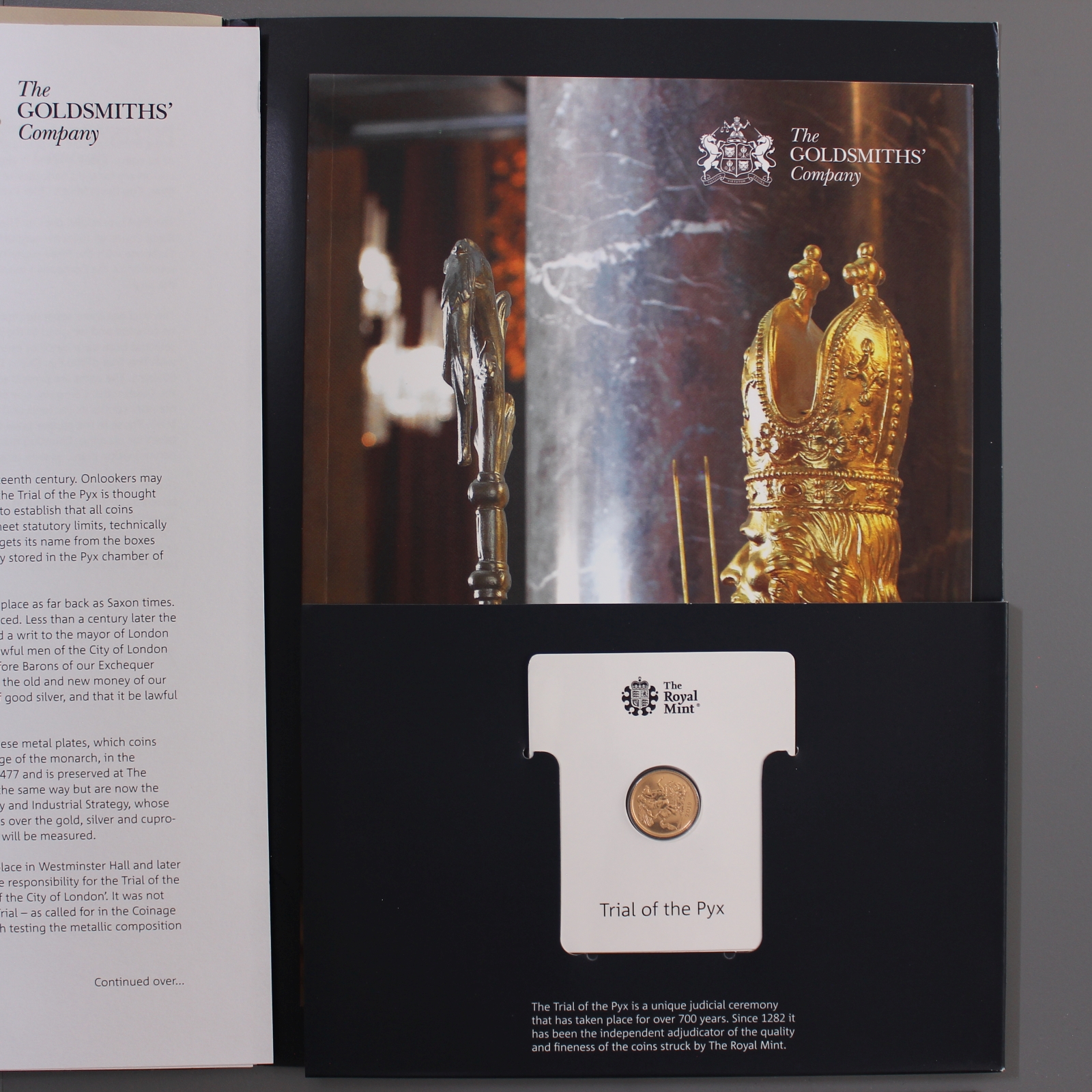Great Britain 2019 Half Sovereign Gold Bullion Coin Trial of the Pyx ...