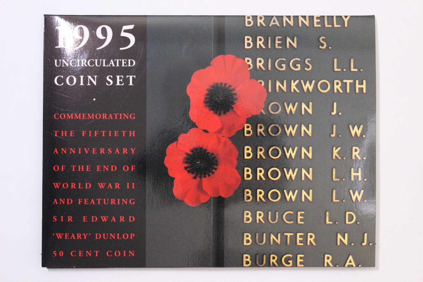 Australia 1995 Uncirculated 6-Coin Mint Set 50th Anniversary End of ...