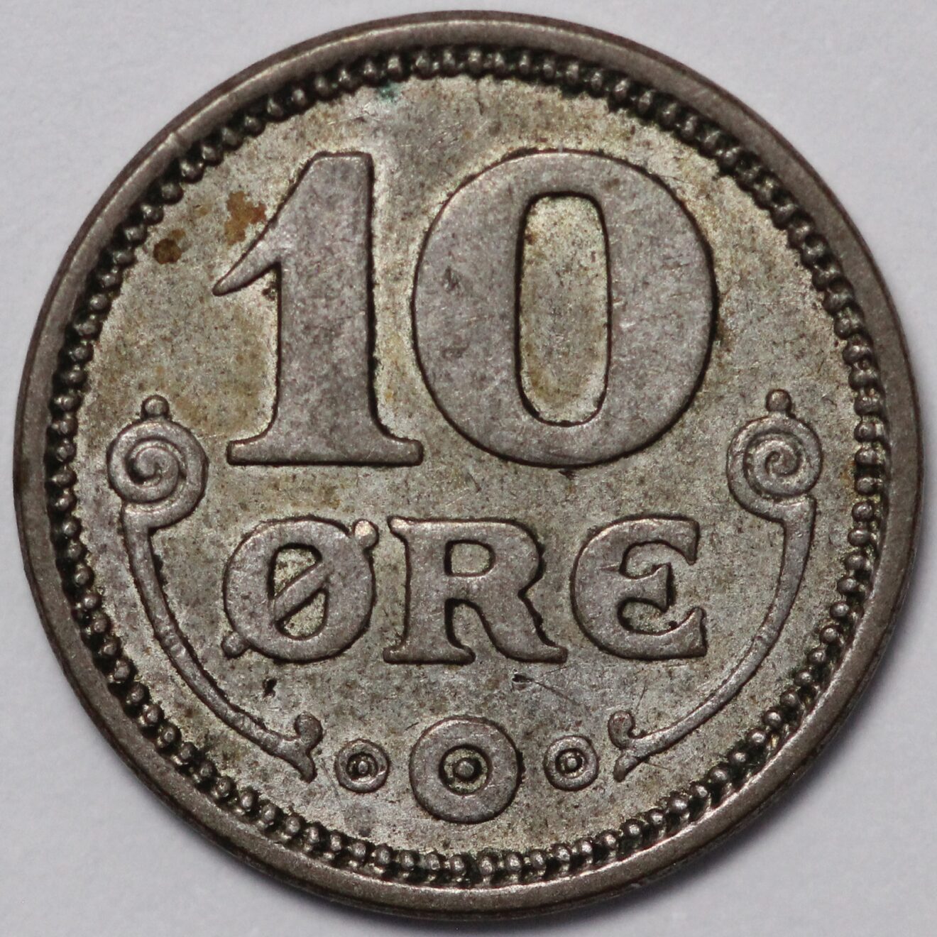 Denmark 1914 10 Ore Christian X KM# 818.1 World Silver Coin - Imperial ...