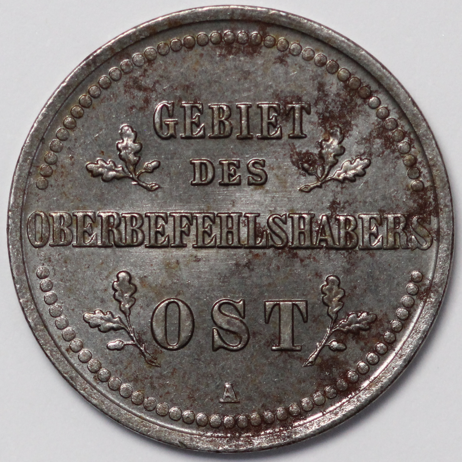 Germany Empire 1916-A 2 Kopeks WWI Occupation Military Coinage KM# 22 ...