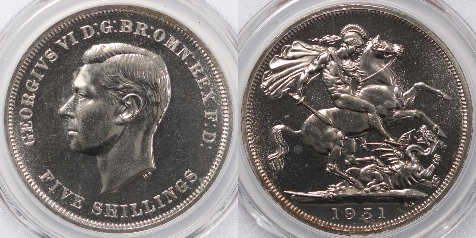 PCGS Graded PL64+ Great Britain 1951 Festival of Britain Crown ...