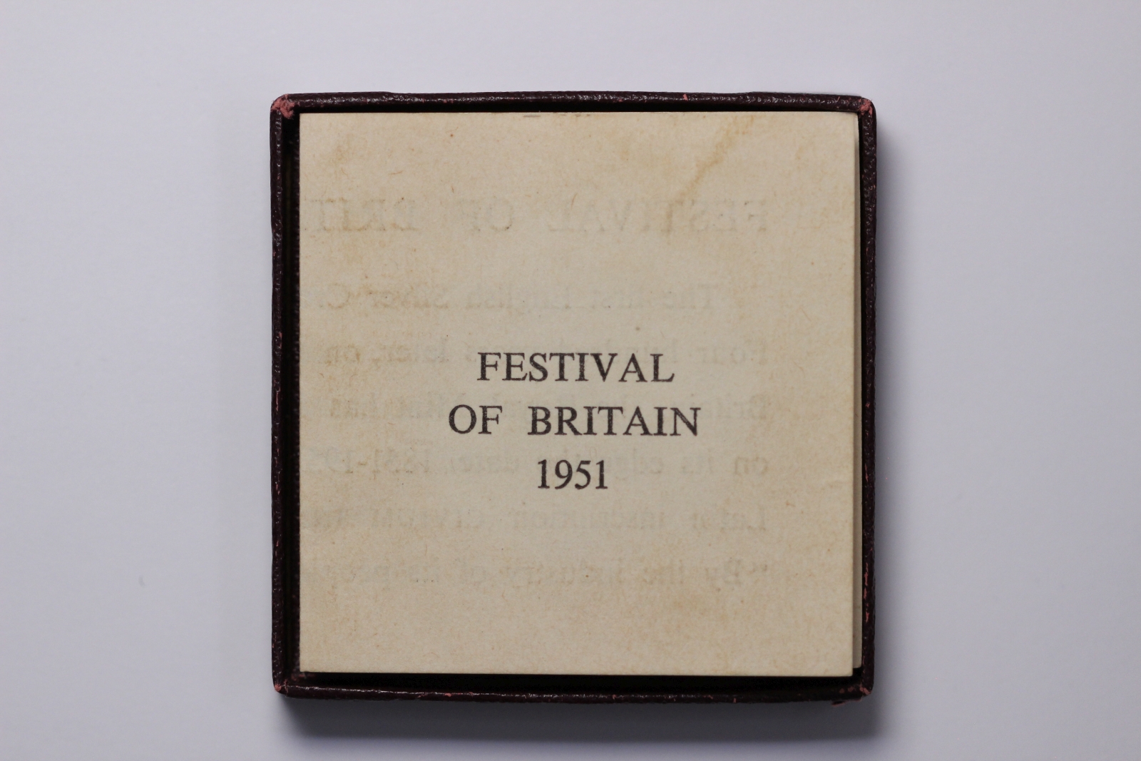 Great Britain 1951 Festival of Britain Crown (5 Shillings) with Box and ...