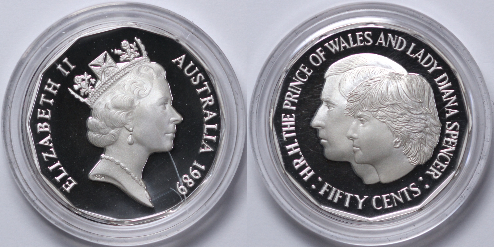Australia 1989 Fifty Cent 50c Masterpieces Royal Wedding Silver Proof Coin - Imperial Numismatics