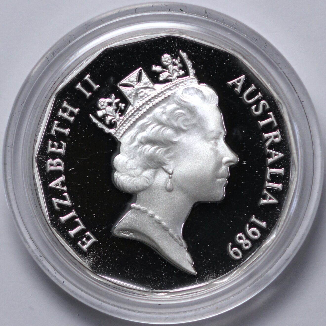 Australia 1989 Fifty Cent Masterpieces First Fleet Bicentenary Silver ...