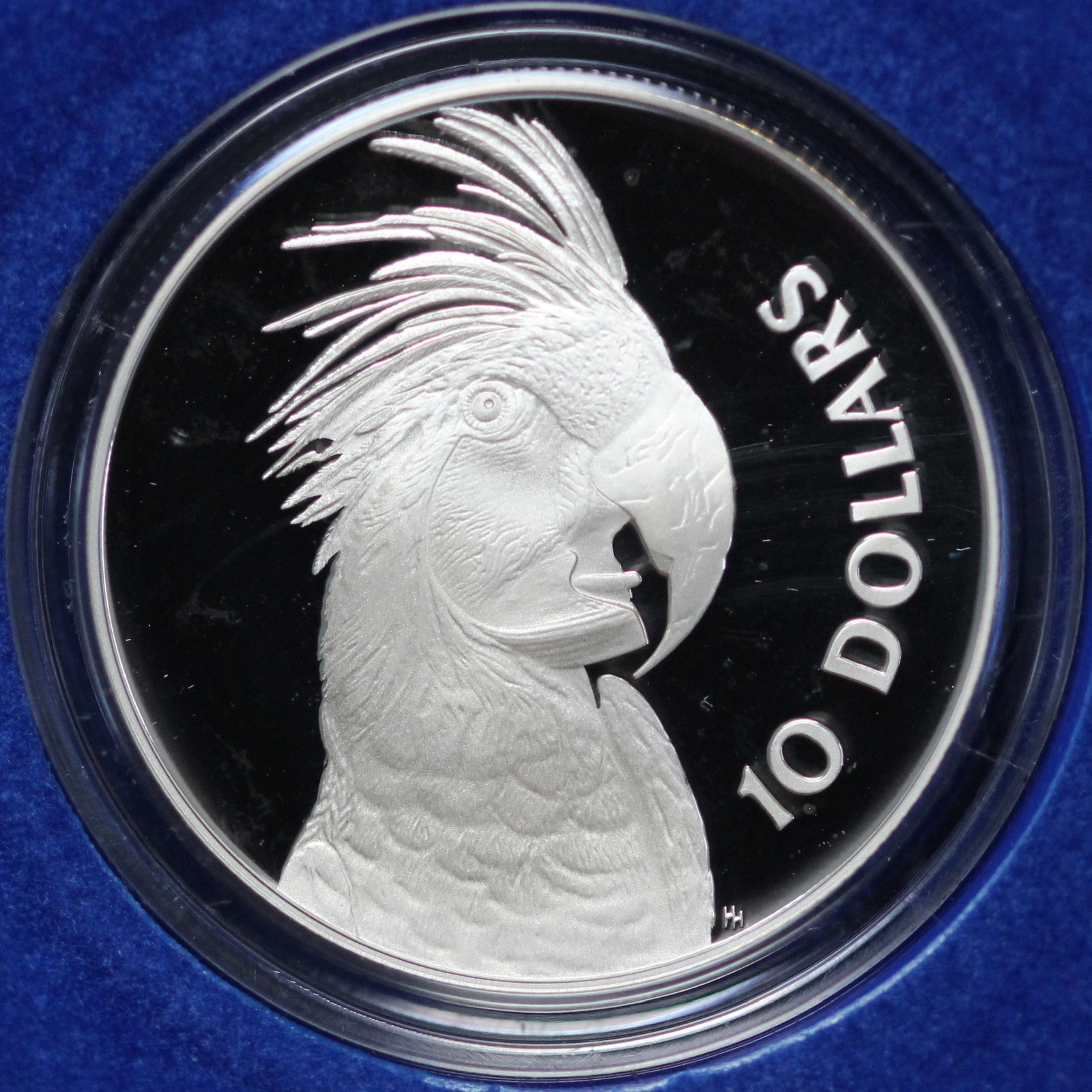Australia 1993 Birds of Australia Palm Cockatoo $10 Silver Proof Coin ...