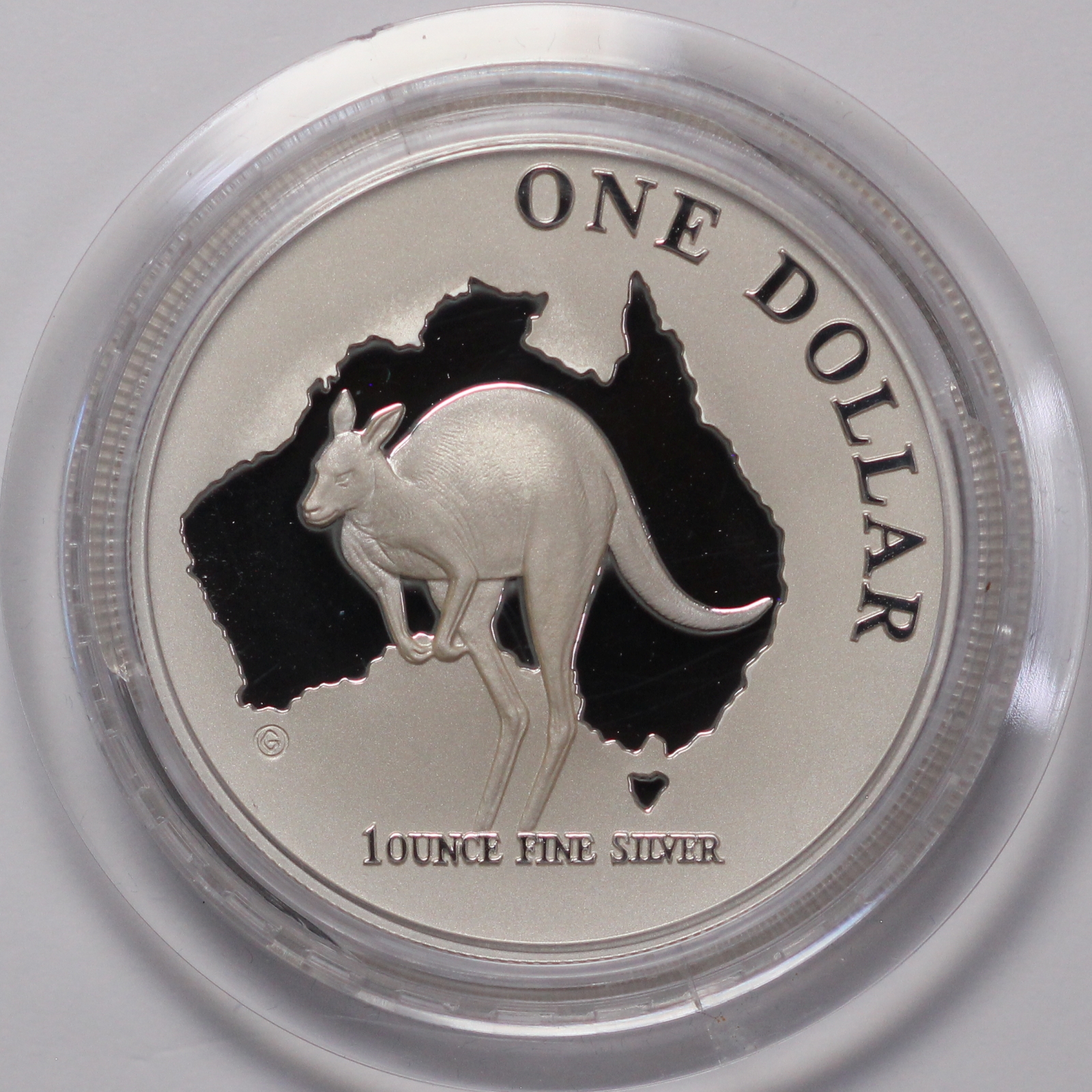 Australia 2000 $1 Kangaroo 1oz Fine Silver Proof Coin - Royal ...