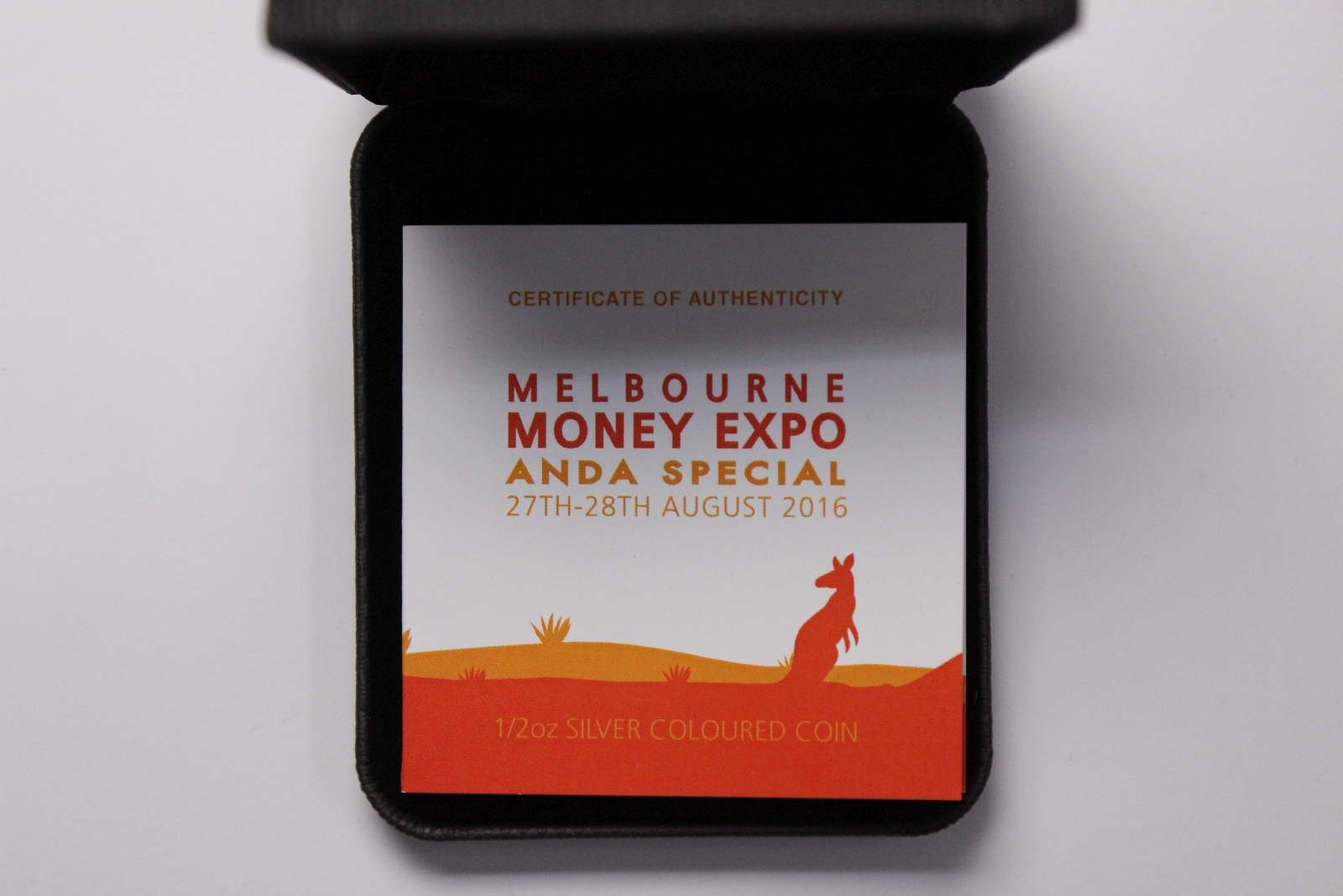 Australia 2016 1/2oz Silver Coloured Coin Melbourne ANDA Special ...