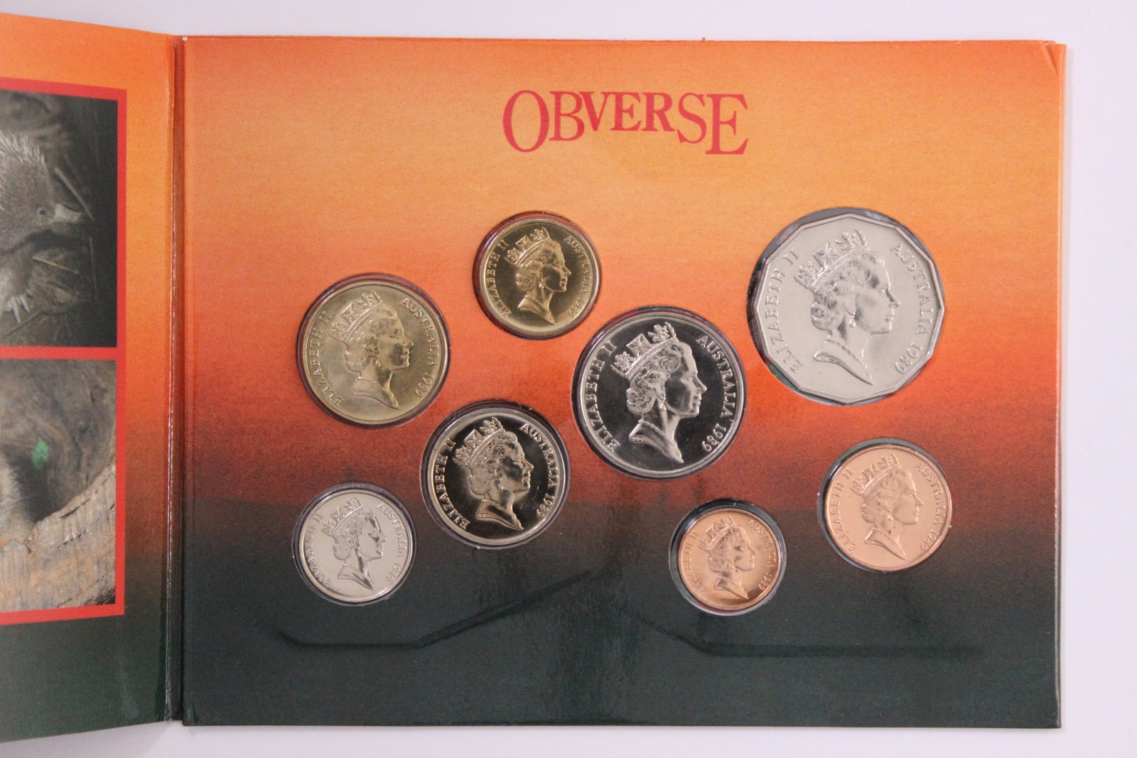 Australia 1989 Uncirculated 8-Coin Mint Set – Royal Australian Mint RAM ...