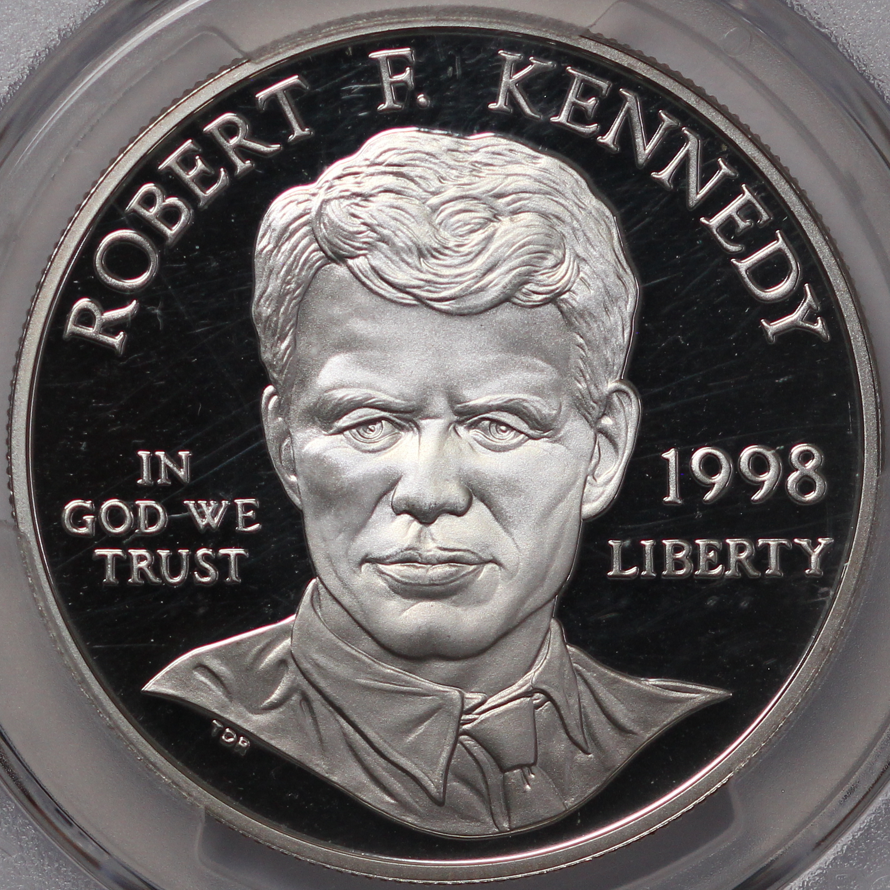PCGS Graded PR69DCAM United States 1998-S Robert F. Kennedy $1 Proof ...