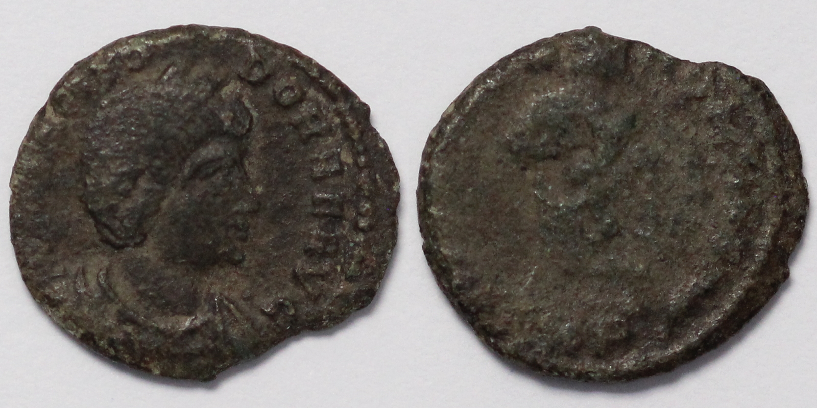 Ancient Roman Imperial Coin Theodora AD 337-340 Æ Pietas Trier Mint ...