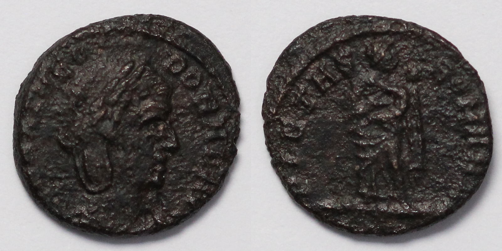 Ancient Roman Imperial Coin Theodora AD 337-340 Æ Pietas Uncertain Mint ...