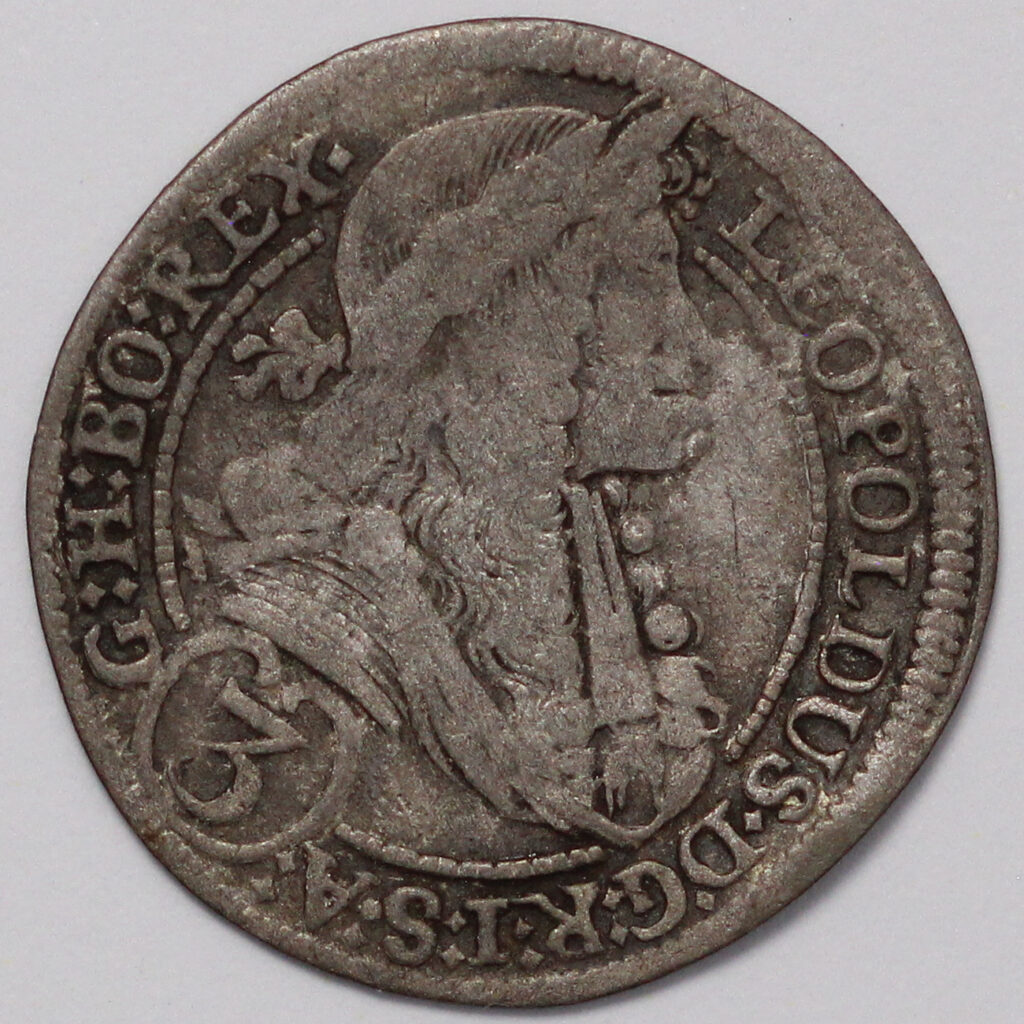 Austrian Empire 1695 3 Kreuzer Leopold I House of Habsburg Graz Mint ...