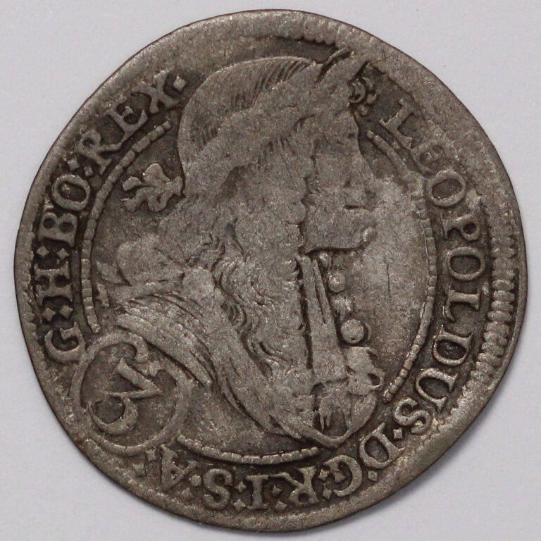 Austrian Empire 1695 3 Kreuzer Leopold I House of Habsburg Graz Mint Silver Coin - Imperial ...