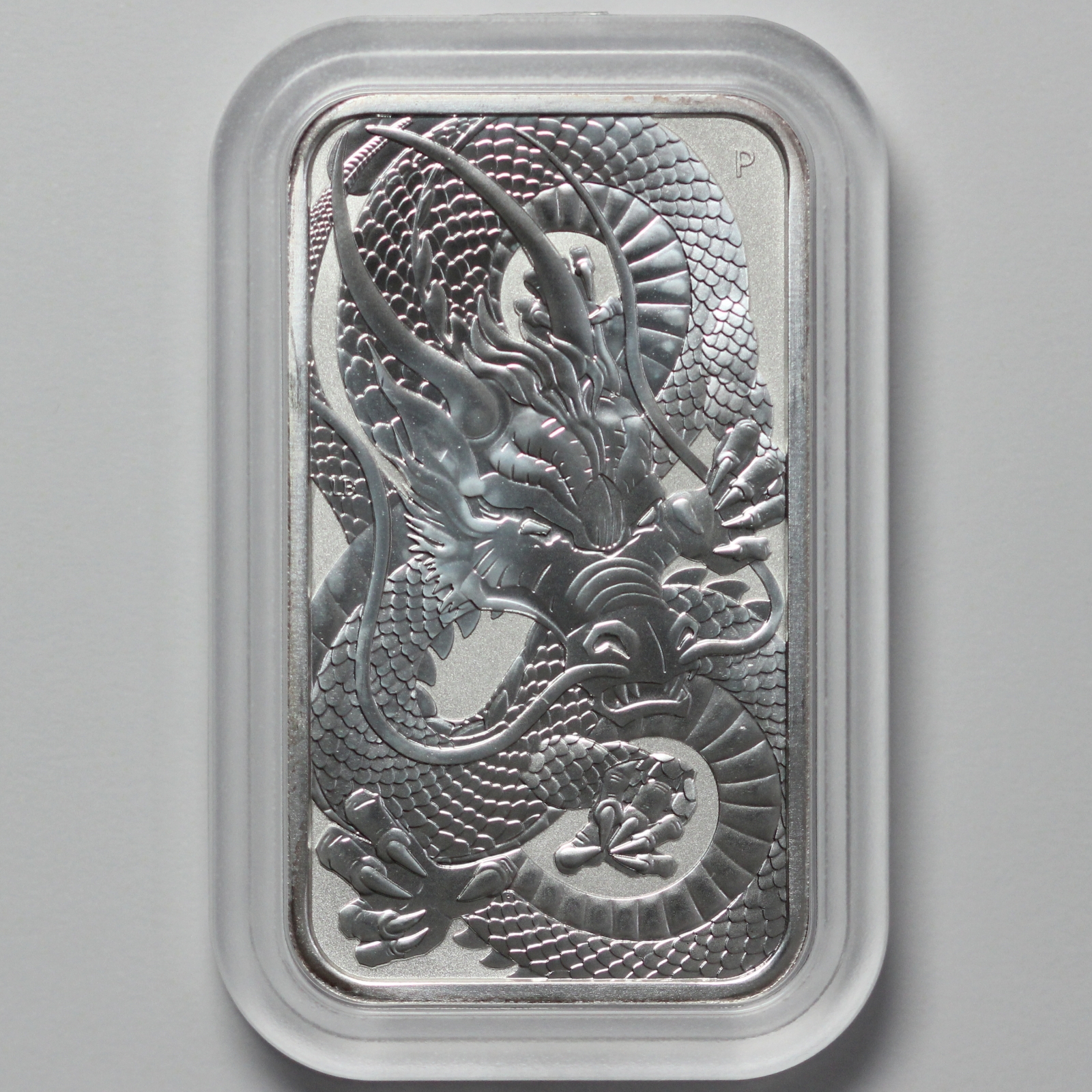 Australia 2021 $1 1oz 9999 Silver Dragon Rectangular Bullion Coin/Bar ...