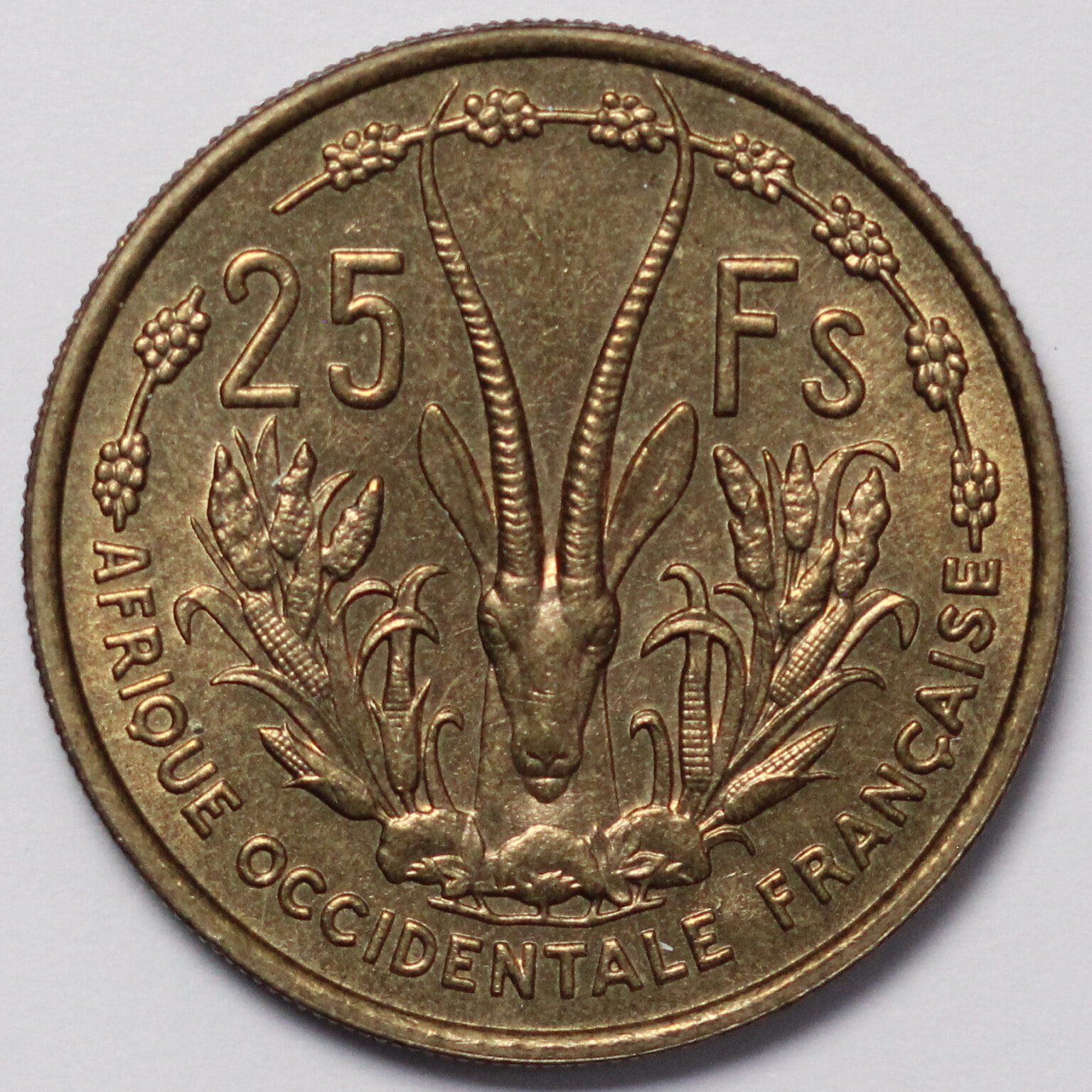 French West Africa 1956 25 Francs KM# 7 Paris Mint World Coin - Imperial Numismatics