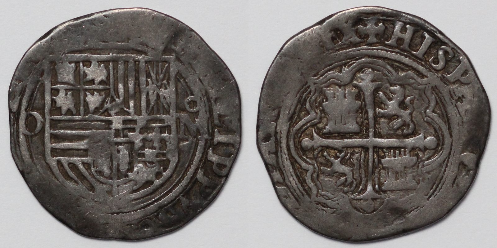 Mexico Colonial Felipe II nd(1572-1589) O-Mo 1 Real KM-26 Cal-226 ...