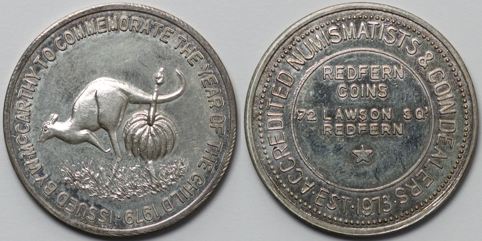 Australia 1979 Redfern Coins Year of the Child Commemorative Silver ...