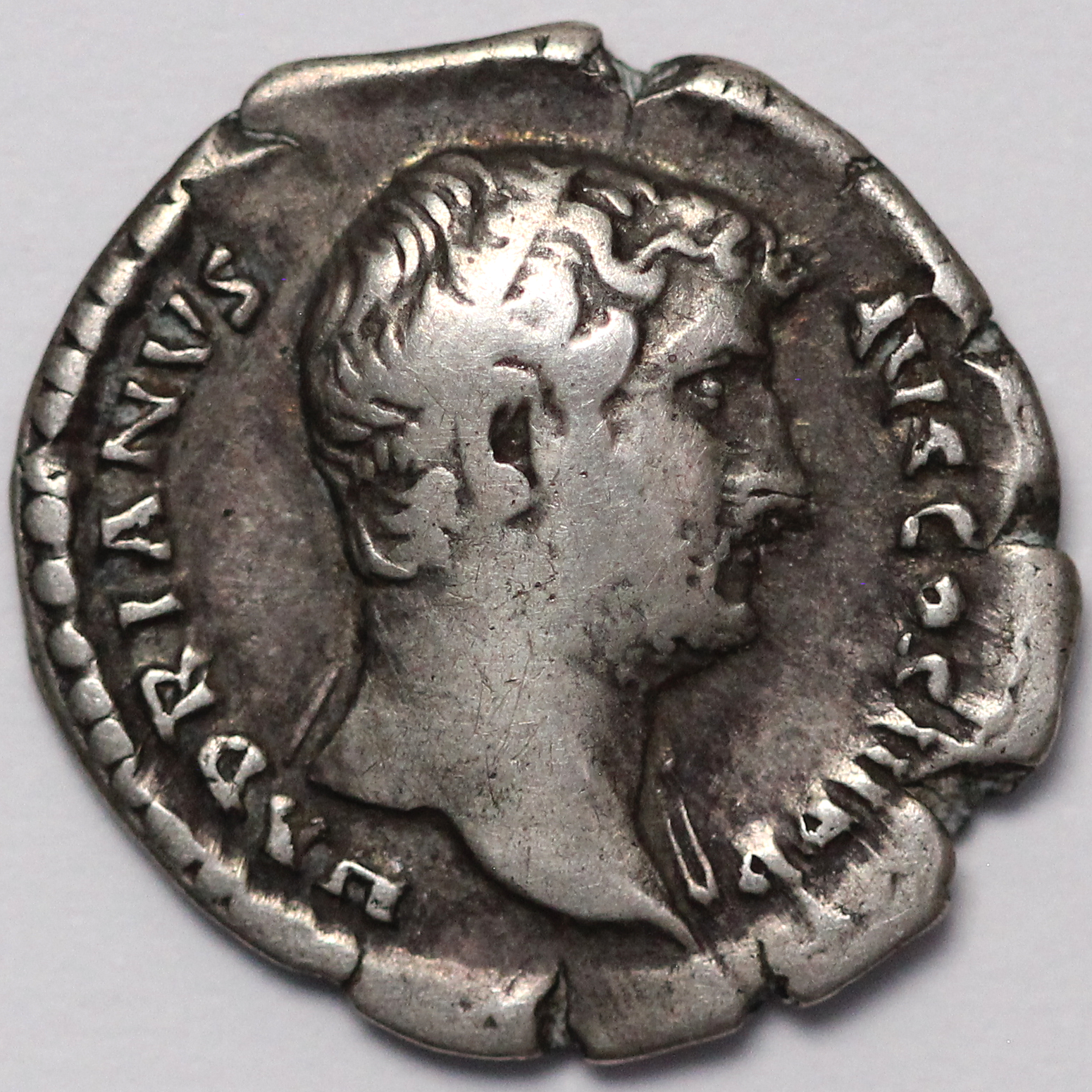 Ancient Roman Imperial Silver Coin Hadrian AR Denarius AD 136 Nemesis ...