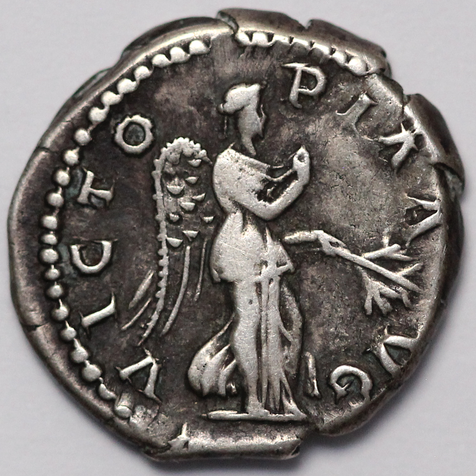 Ancient Roman Imperial Silver Coin Hadrian AR Denarius AD 136 Nemesis ...