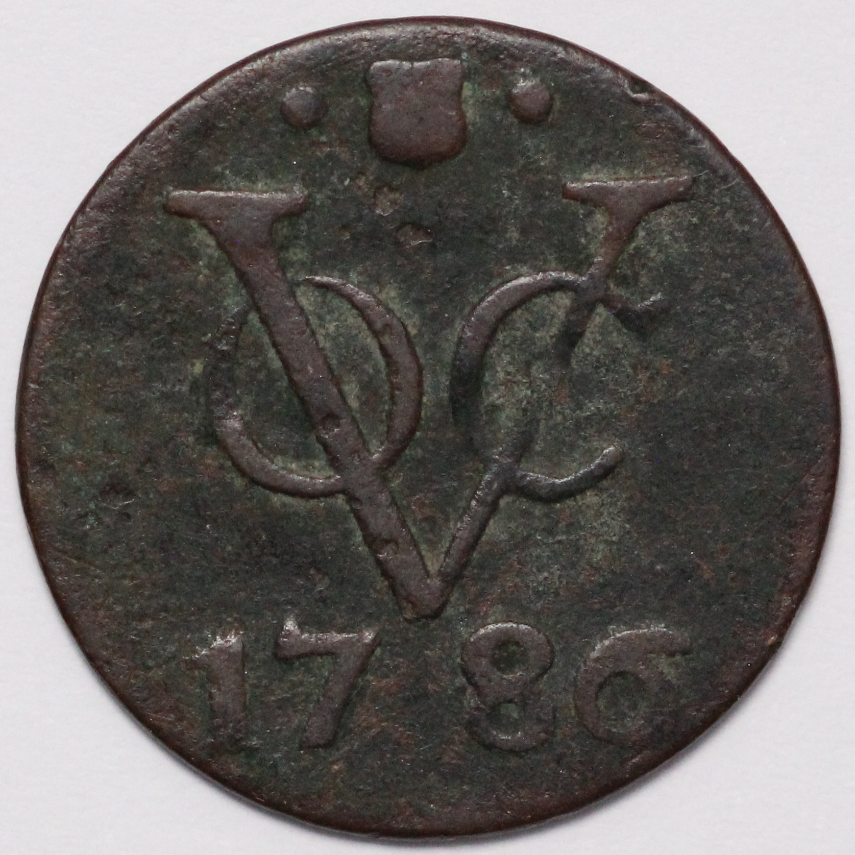 Netherlands East Indies 1786 Duit Utrecht VOC KM# 111.1 World Copper ...