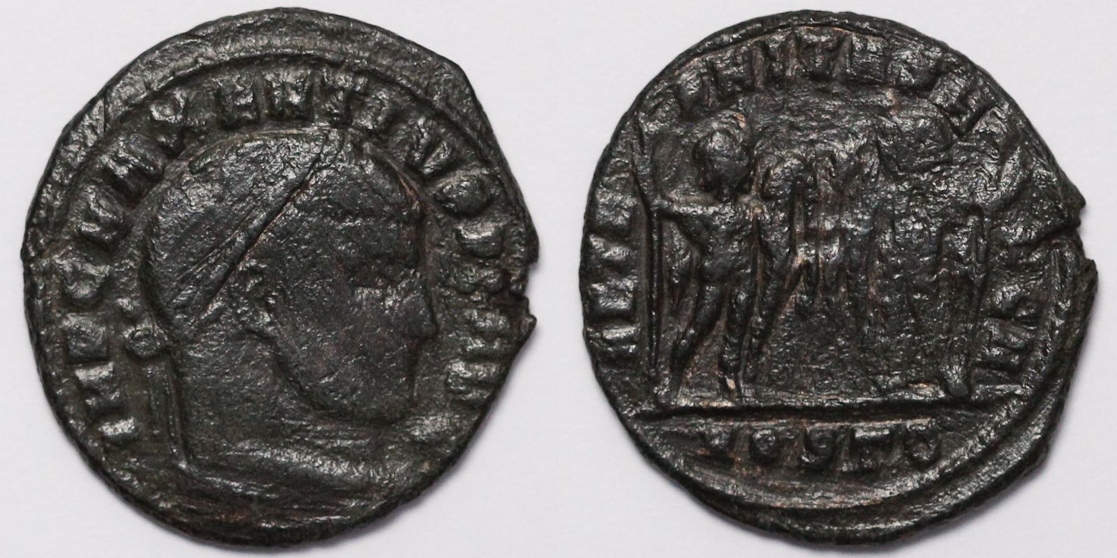 Ancient Roman Imperial Coin Maxentius AD 309-312 Æ Ostia Mint Castor ...