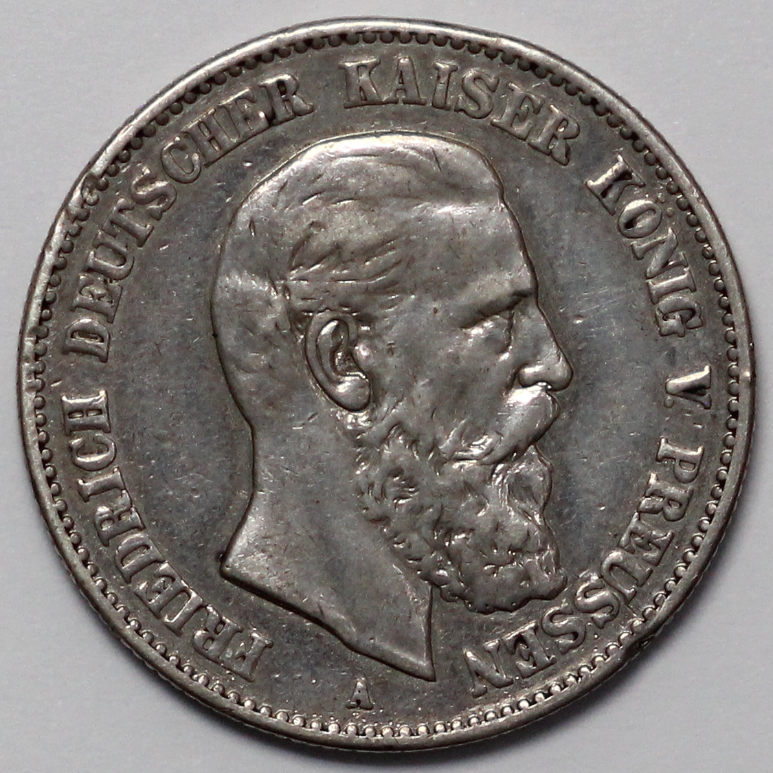 German States - Prussia 1888-A 2 Mark Friedrich III KM# 510 World ...