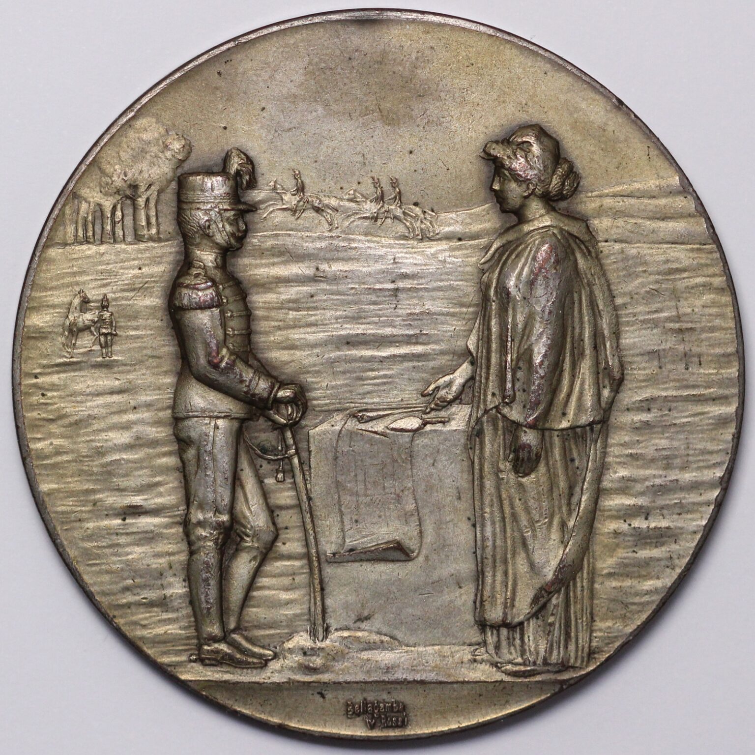 Argentina 1904 Medal Laying of the Foundation Stone of the Cavalry ...