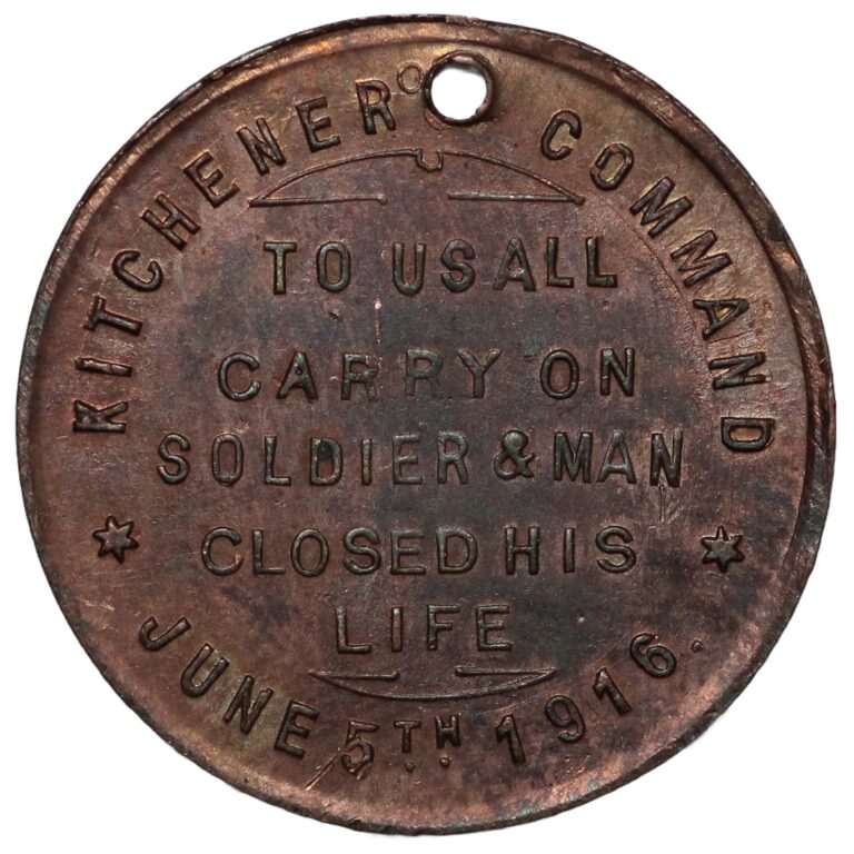 Australia 1916 WWI Kitcheners Command Honour the Brave 24mm Bronze ...