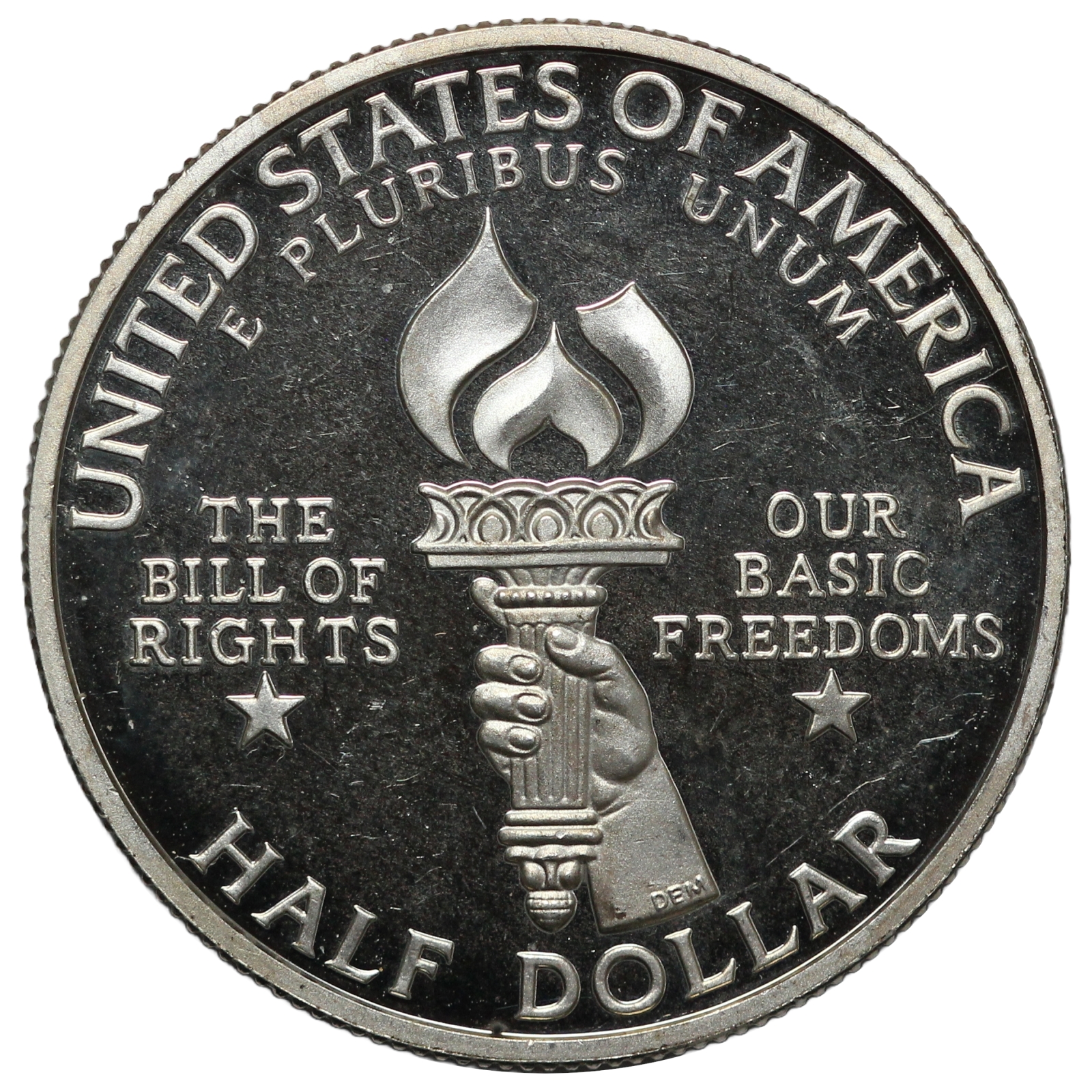 USA 1993-S James Madison Bill of Rights Half Dollar 50C Silver Proof ...