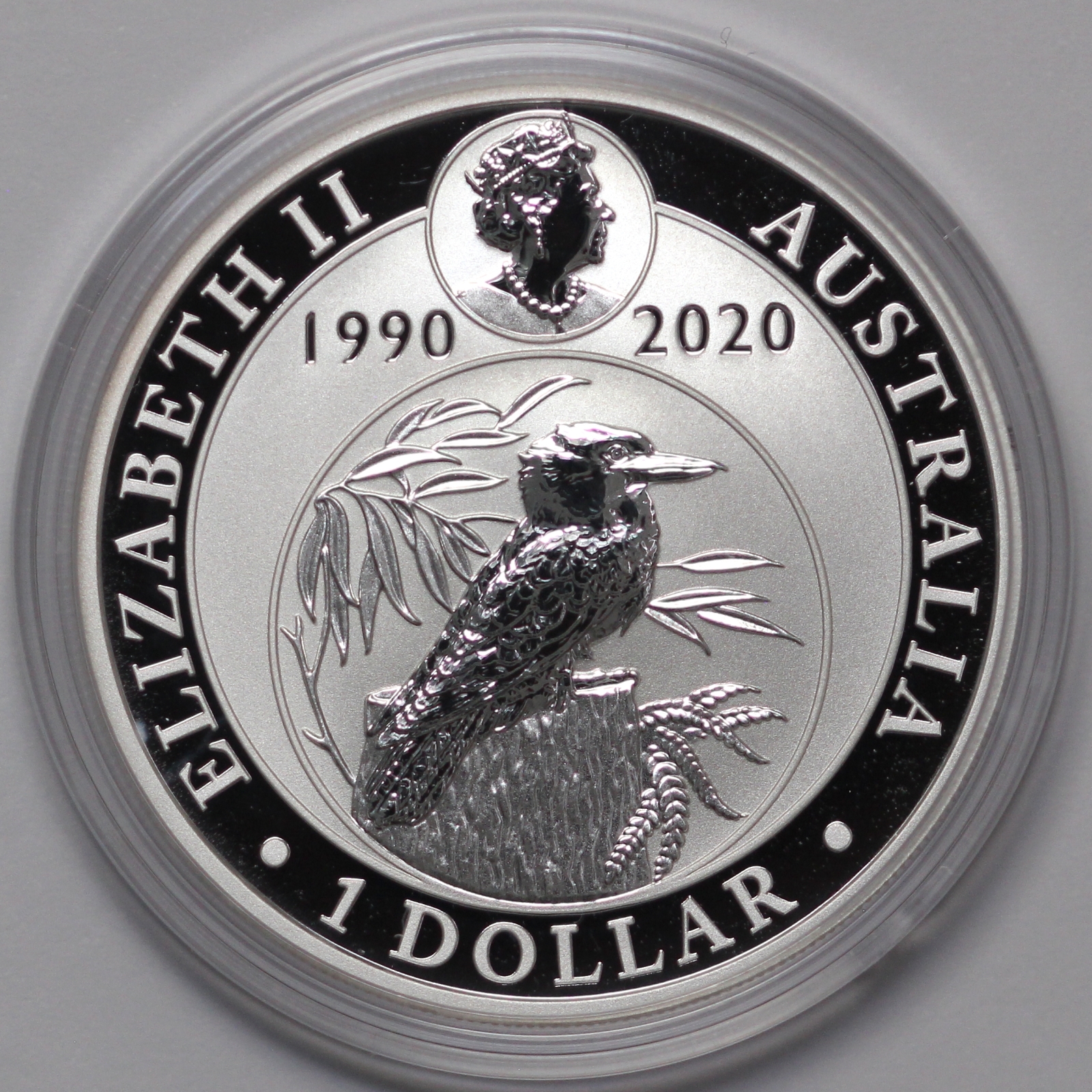 2020 $1 1oz 9999 Silver Australian Kookaburra 30th Anniv Bullion Coin ...