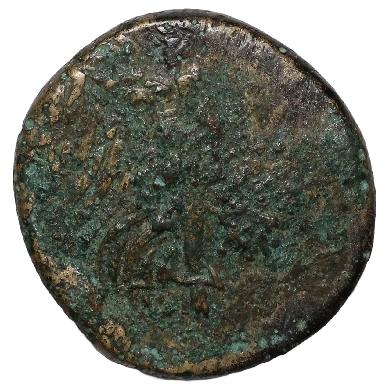 Ancient Greek Coin Pontos Amisos c.120-63 BC Æ Aegis Gorgoneion/Nike ...