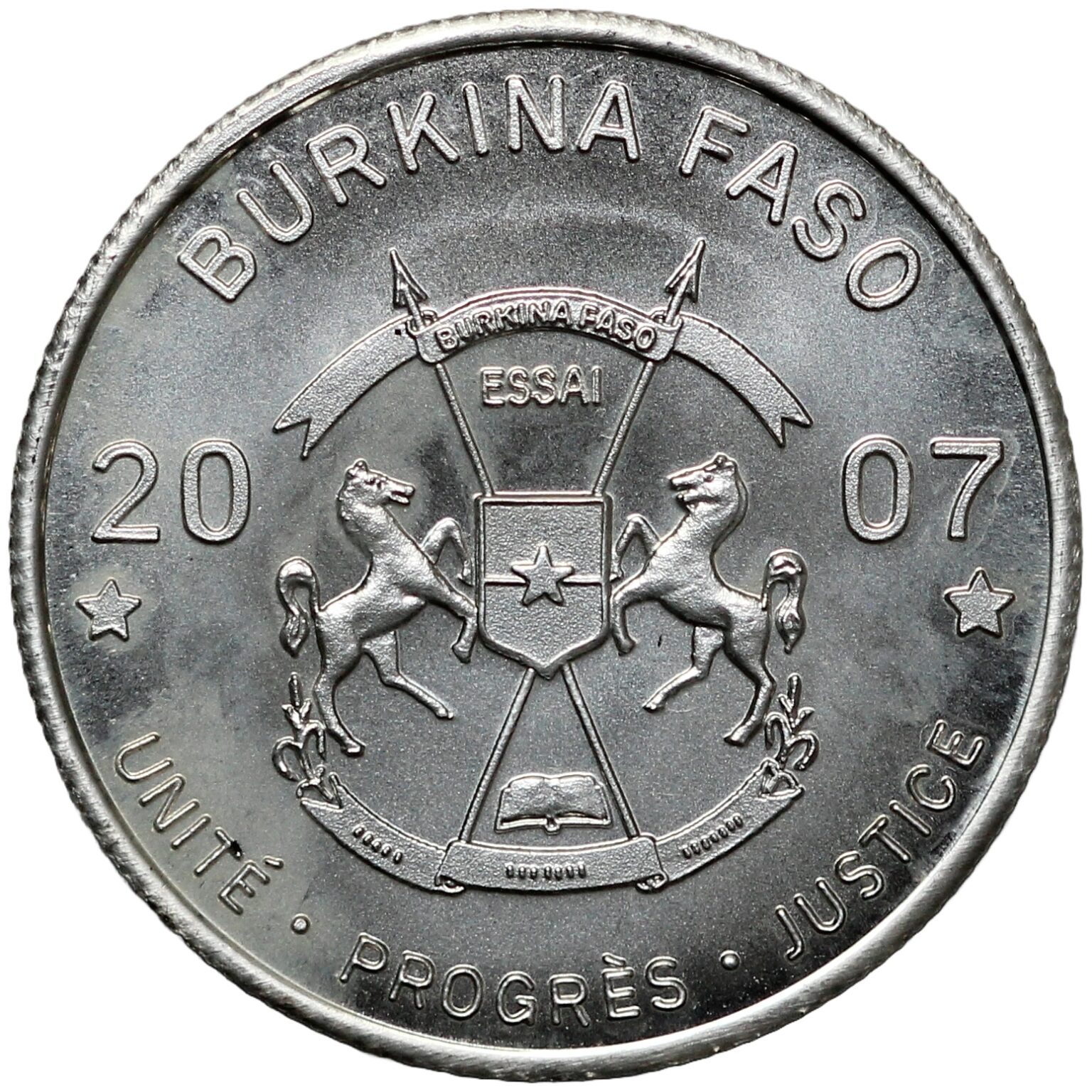 Burkina Faso 2007 Essai 2500 Francs Abolition of Slavery Wilberforce ...