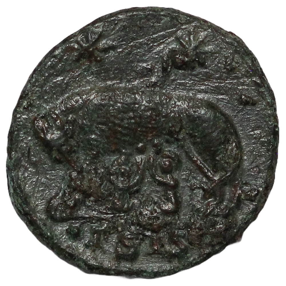 Ancient Roman Imperial Coin URBS ROMA Æ Constantine I AD 334-335 Siscia ...