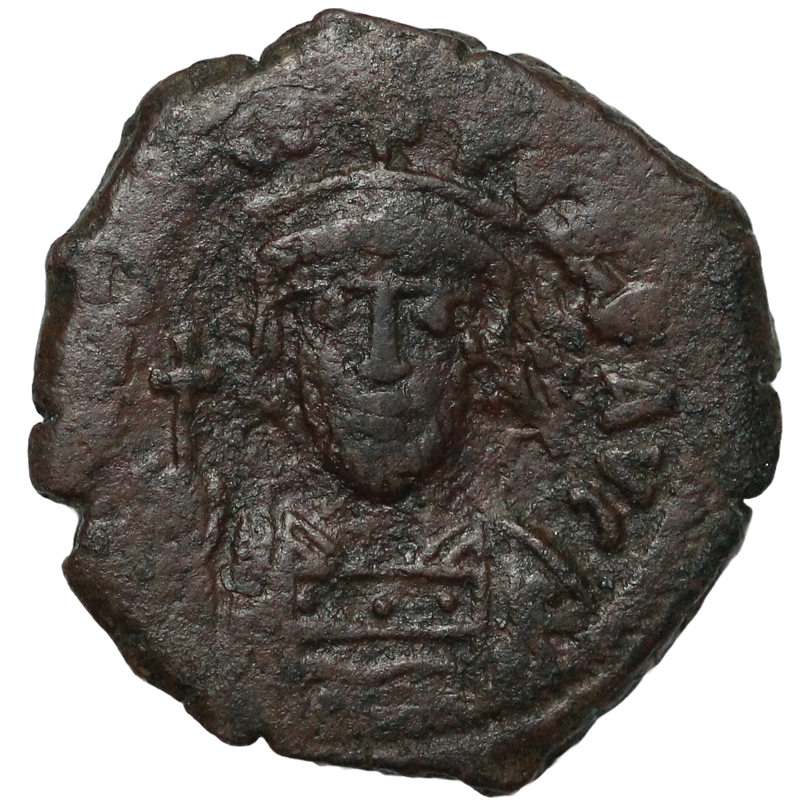 Ancient Byzantine Coin Justinian I Æ Follis RY 14 (AD 540/1 ...