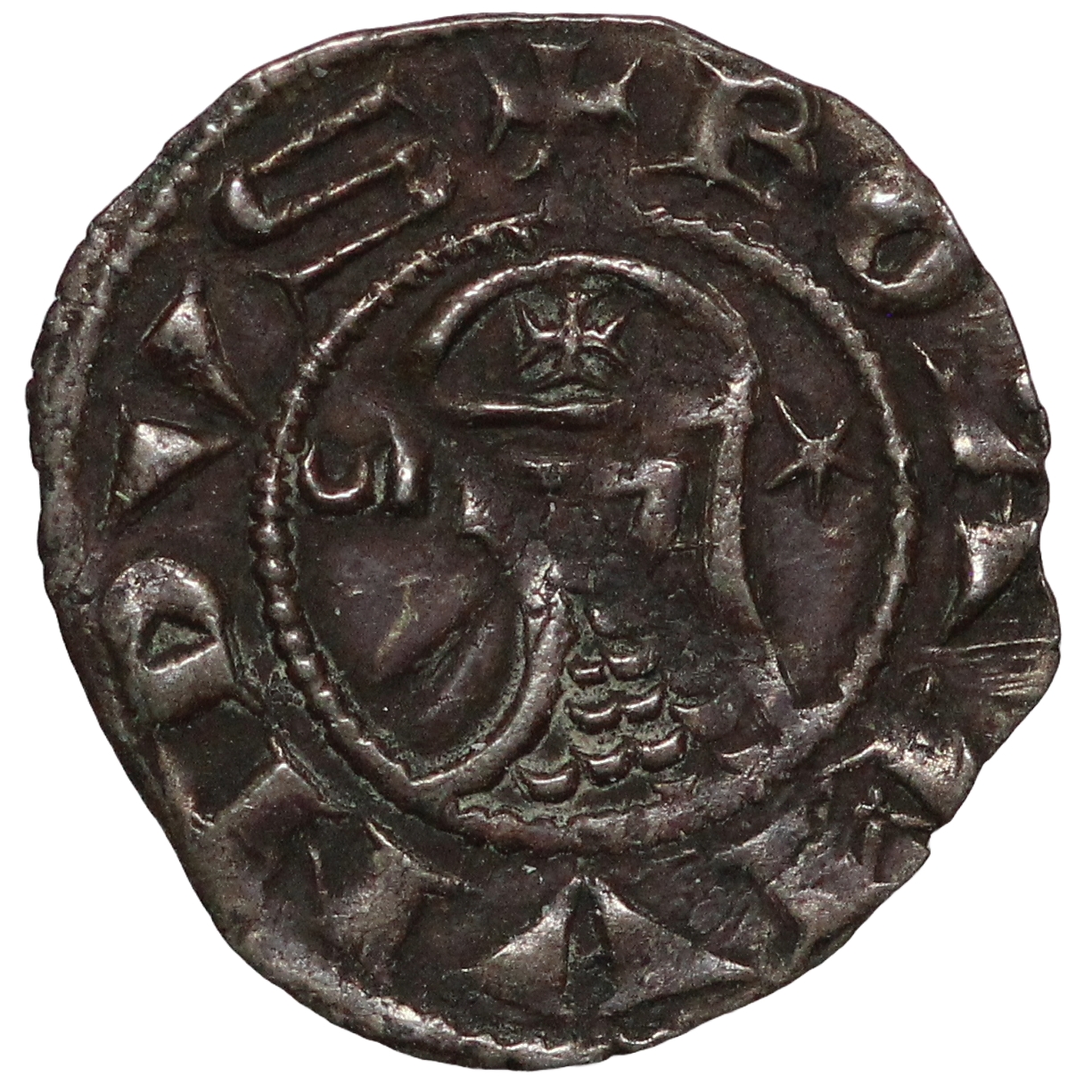 Medieval Crusader Antioch Bohemond III 1163-1201 AR Denier Silver Coin ...