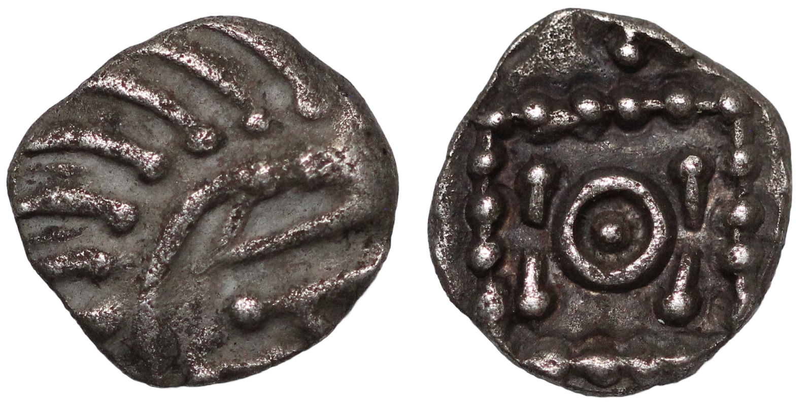 English Hammered Silver Coin Early Anglo-Saxon AR Sceatt Porcupine c ...