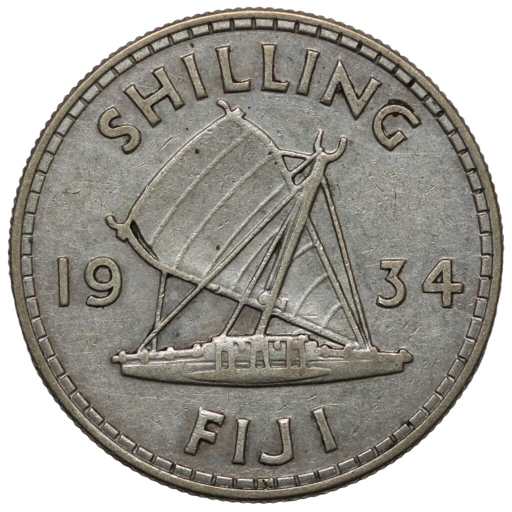 Fiji 1934 Shilling George V KM# 4 World Silver Coin - Imperial Numismatics