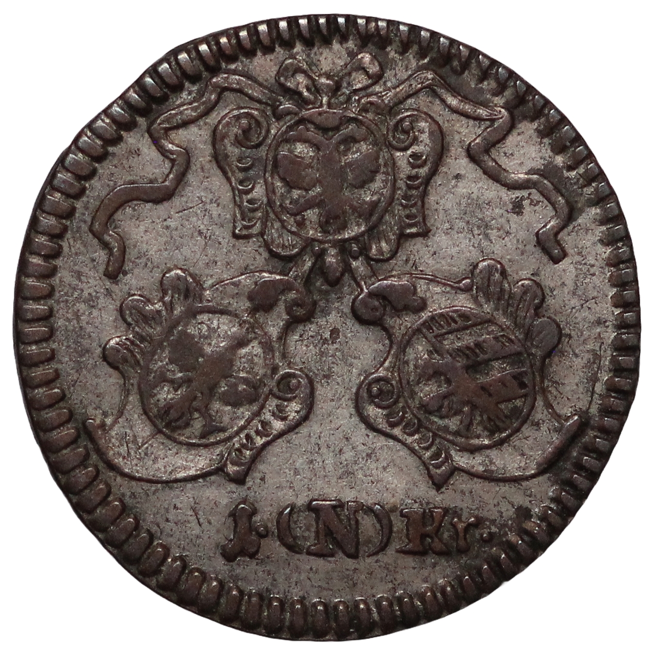 German States Nurnberg 1773 1 Kreuzer City View KM# 367 Billon Coin ...