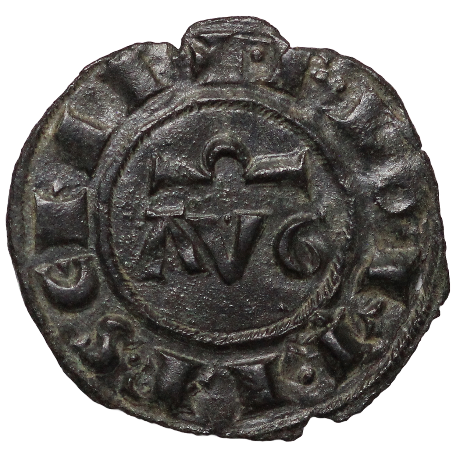 Italy Medieval Kingdom of Sicily Frederick II (1198-1250) Denaro Billon ...