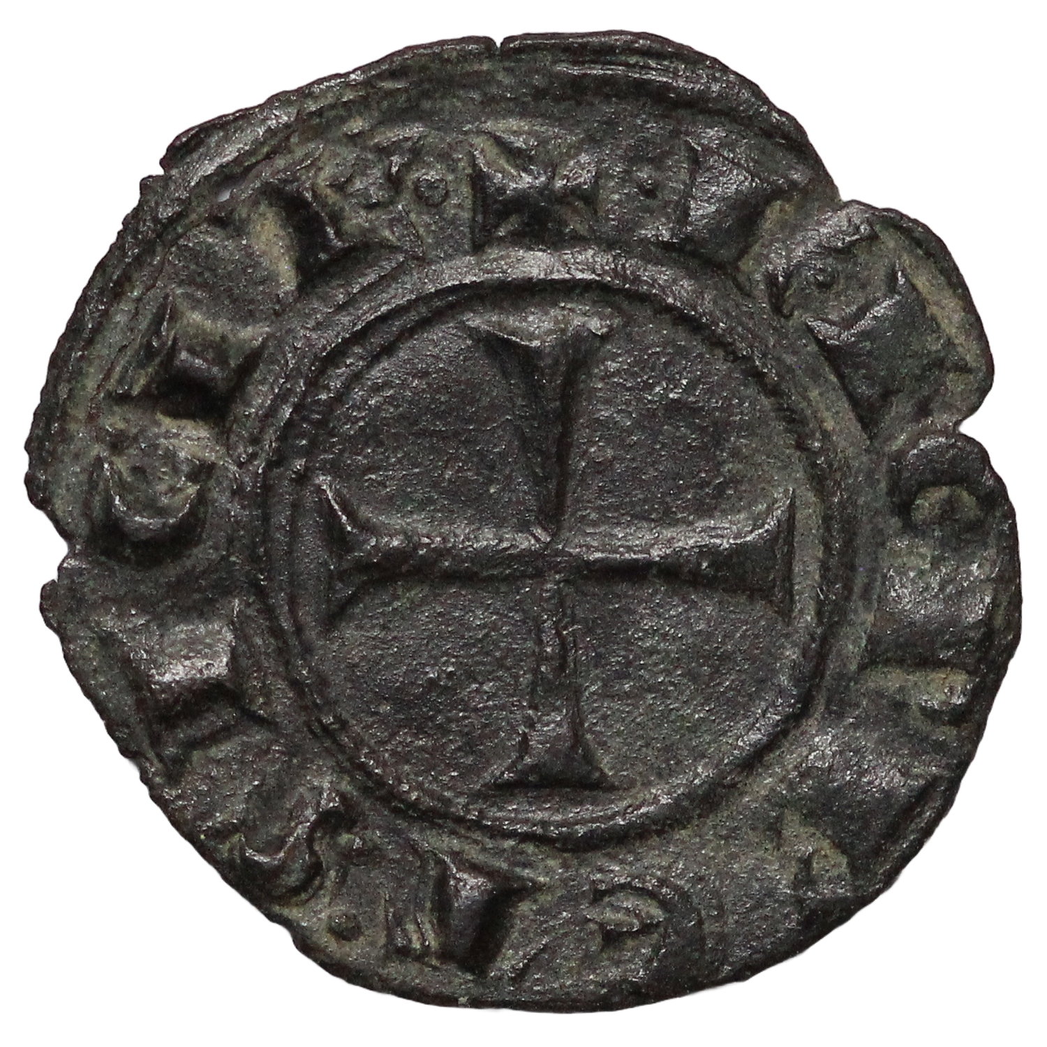 Italy Medieval Kingdom of Sicily Frederick II (1198-1250) Denaro Billon ...