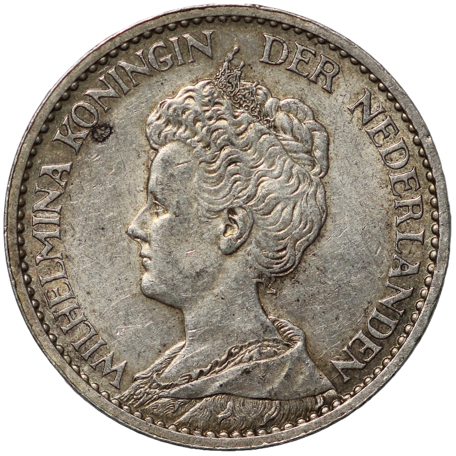 Netherlands 1910 1 Gulden KM# 148 Wilhelmina I World Silver Coin - Key ...